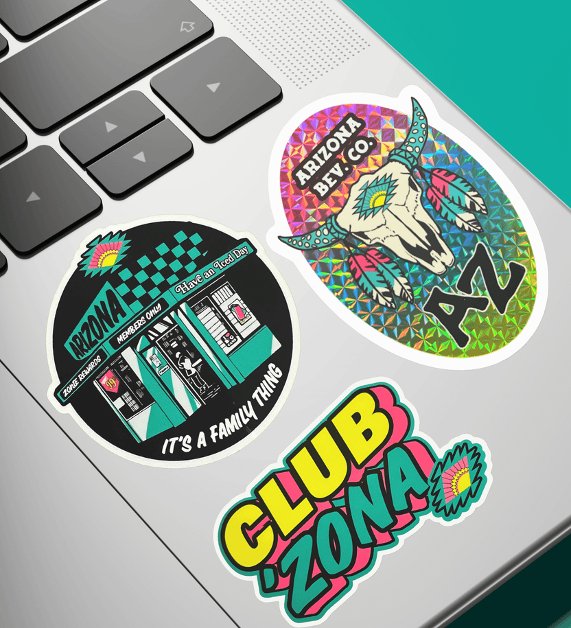 Club ’Zona 9-Piece Sticker Set – DrinkAriZona