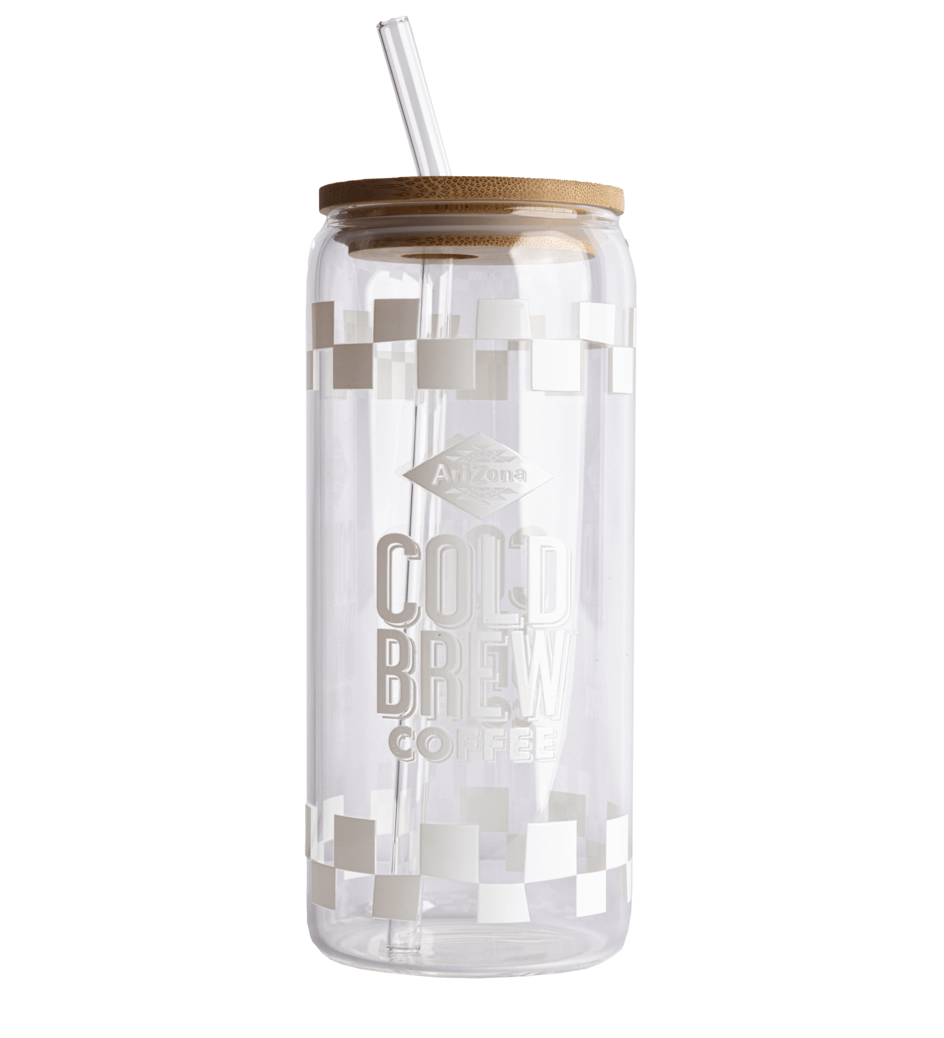 Cold Brew Coffee 16-Oz. Glass Tumbler & Straw Set – DrinkAriZona