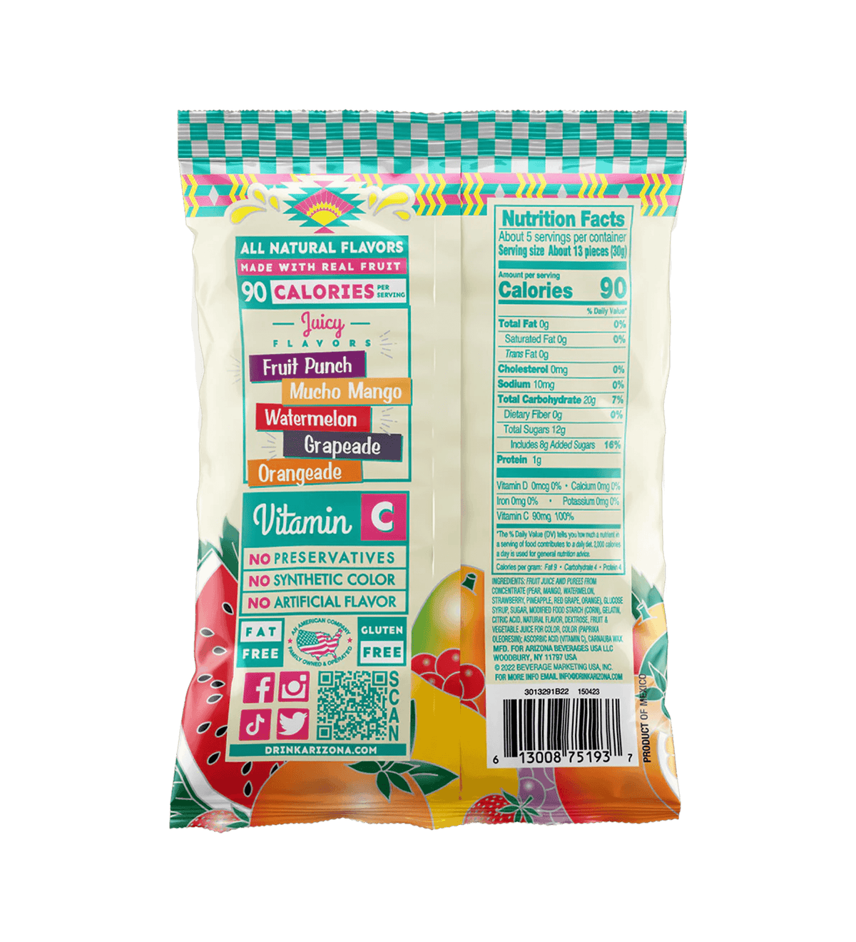 AriZona Mixed Fruit Snacks – DrinkAriZona