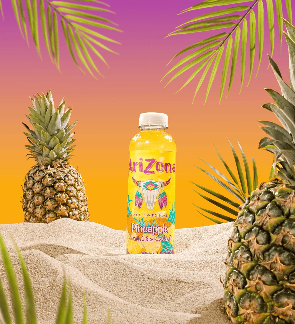 Pineapple Fruit Juice Cocktail | 20oz / 12-pack – DrinkAriZona