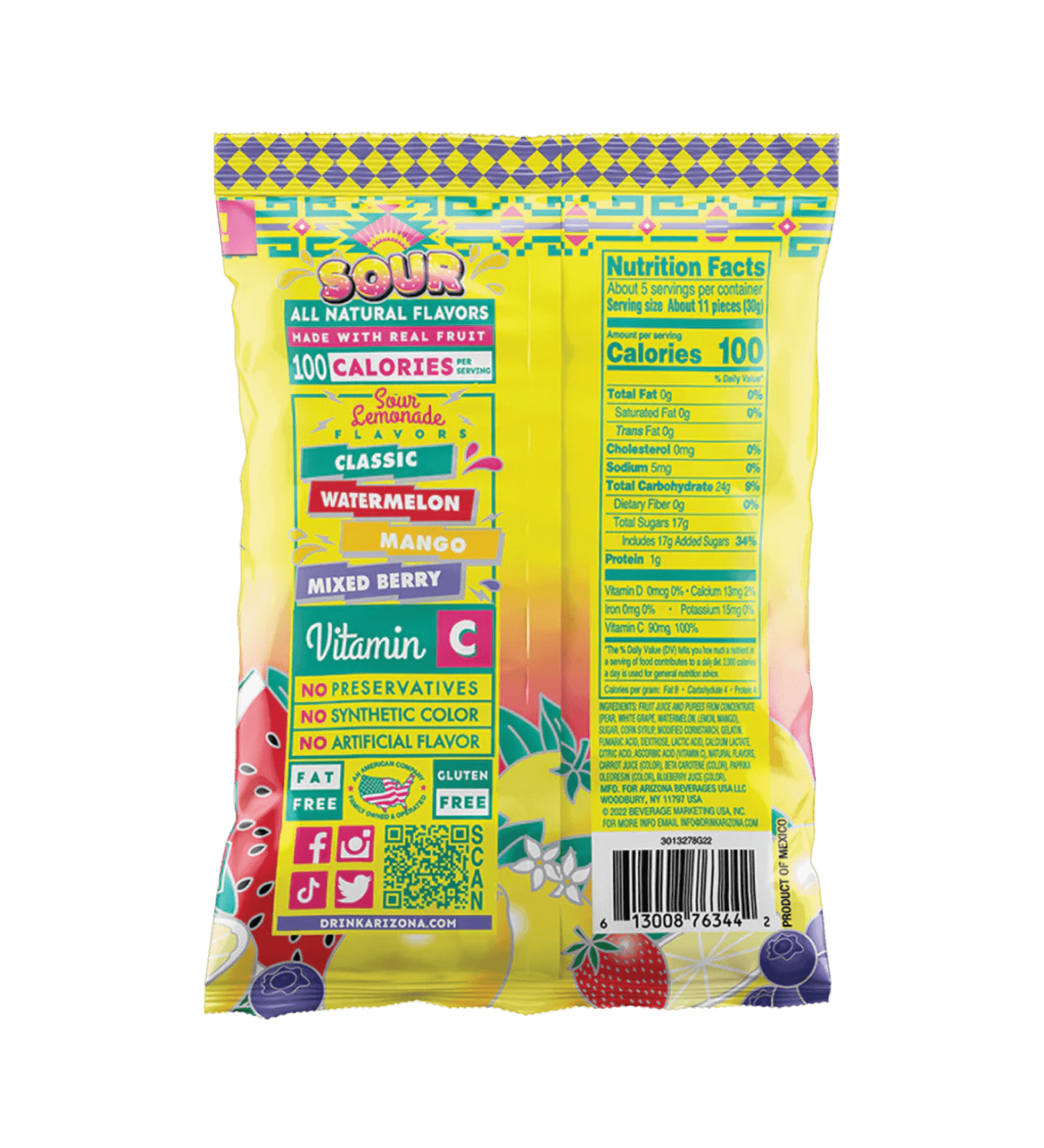 AriZona Sour Fruit Snacks – DrinkAriZona
